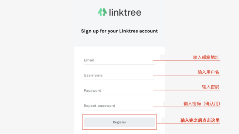 Linktree的制作方法是什么呢？下面来解说一下链接的整合方法，还有和instagram的连接，注册方法！